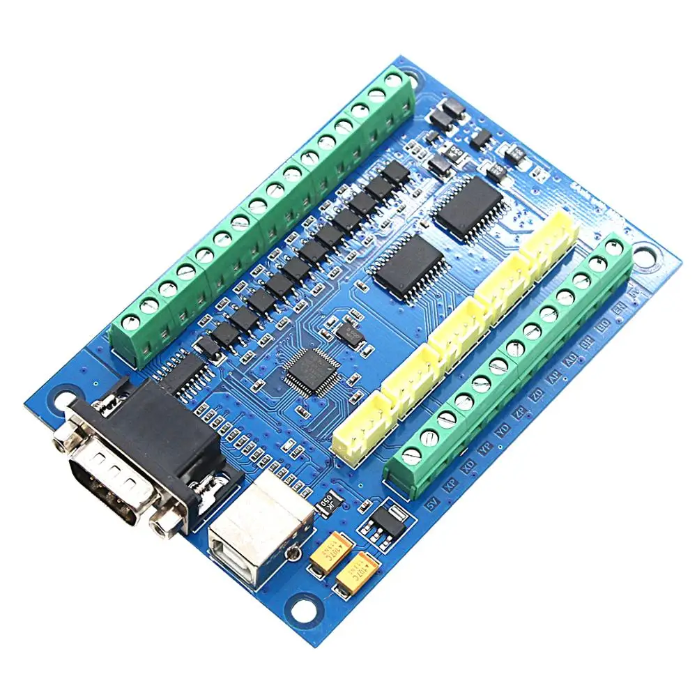 MACH3 CNC Motion Control Card 5 Axis CNC Breakout Board 100KHz + USB ...