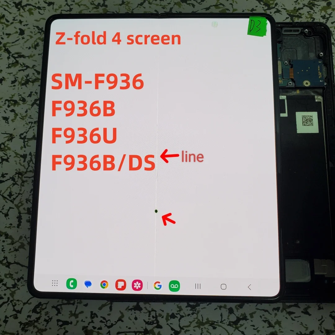 Подходит для Z-fold 4 SM-F936 F936B F936U F936B/DS, оригинальный ...