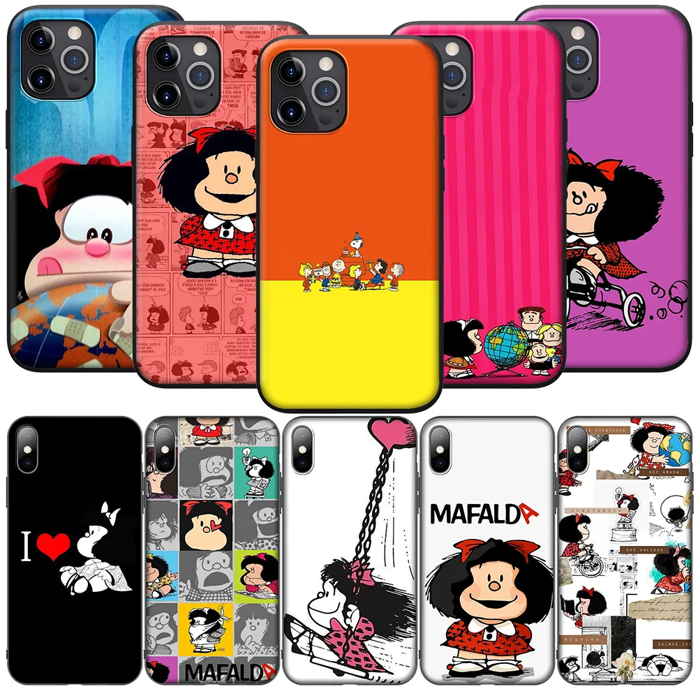 GGT107 M-Mafalda Phone Case for iPhone 12 11 X XS XR Pro Max 6 6s Plus SE | AliExpress