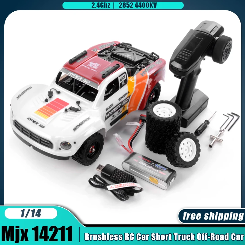 MJX HYPER GO 14211 Красный Белый Радиоуправляемый Автомобиль | AliExpress