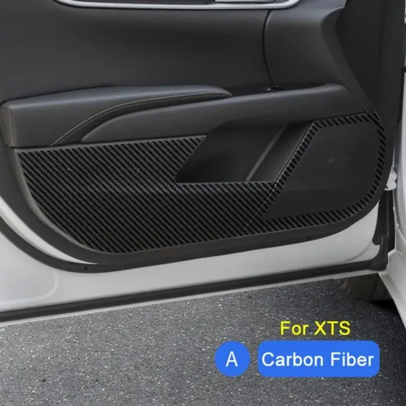 Для Cadillac CT4 XTS XT5 XT6 ATSL CT5 CT6 Замшевая кожаная наклейка из углеродного волокна ...