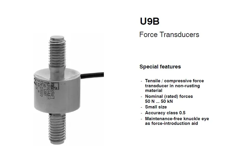 Датчик силы HBM U9B/U9C | AliExpress