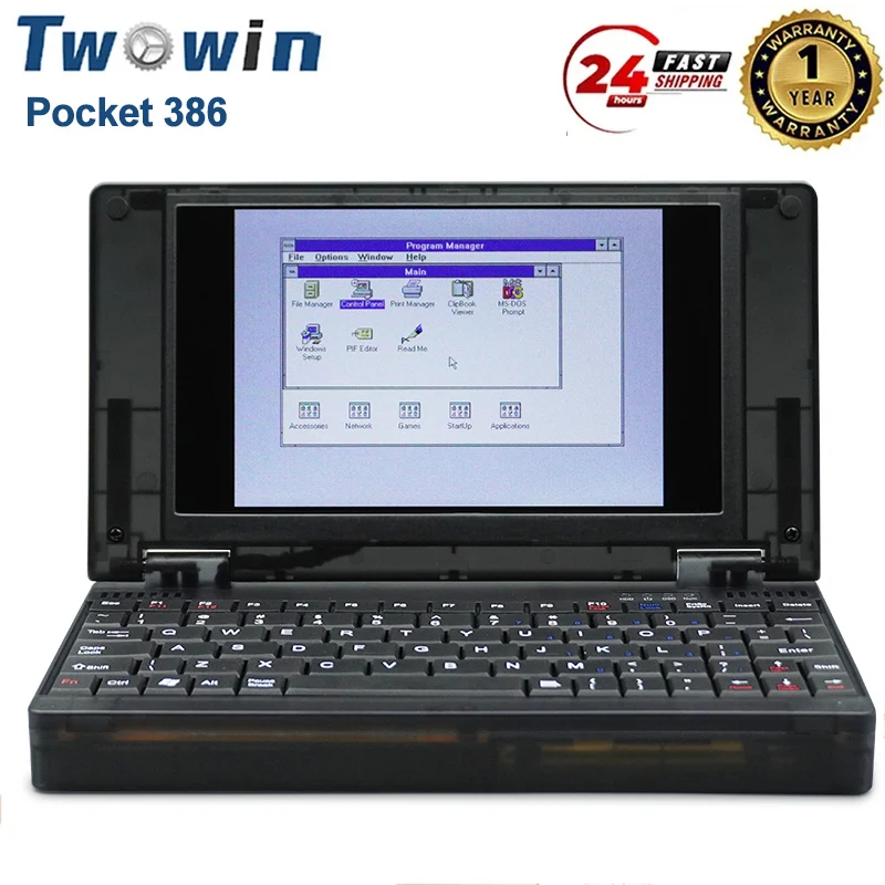 Ретро ноутбук Pocket 386 Windows3.11/95 | AliExpress