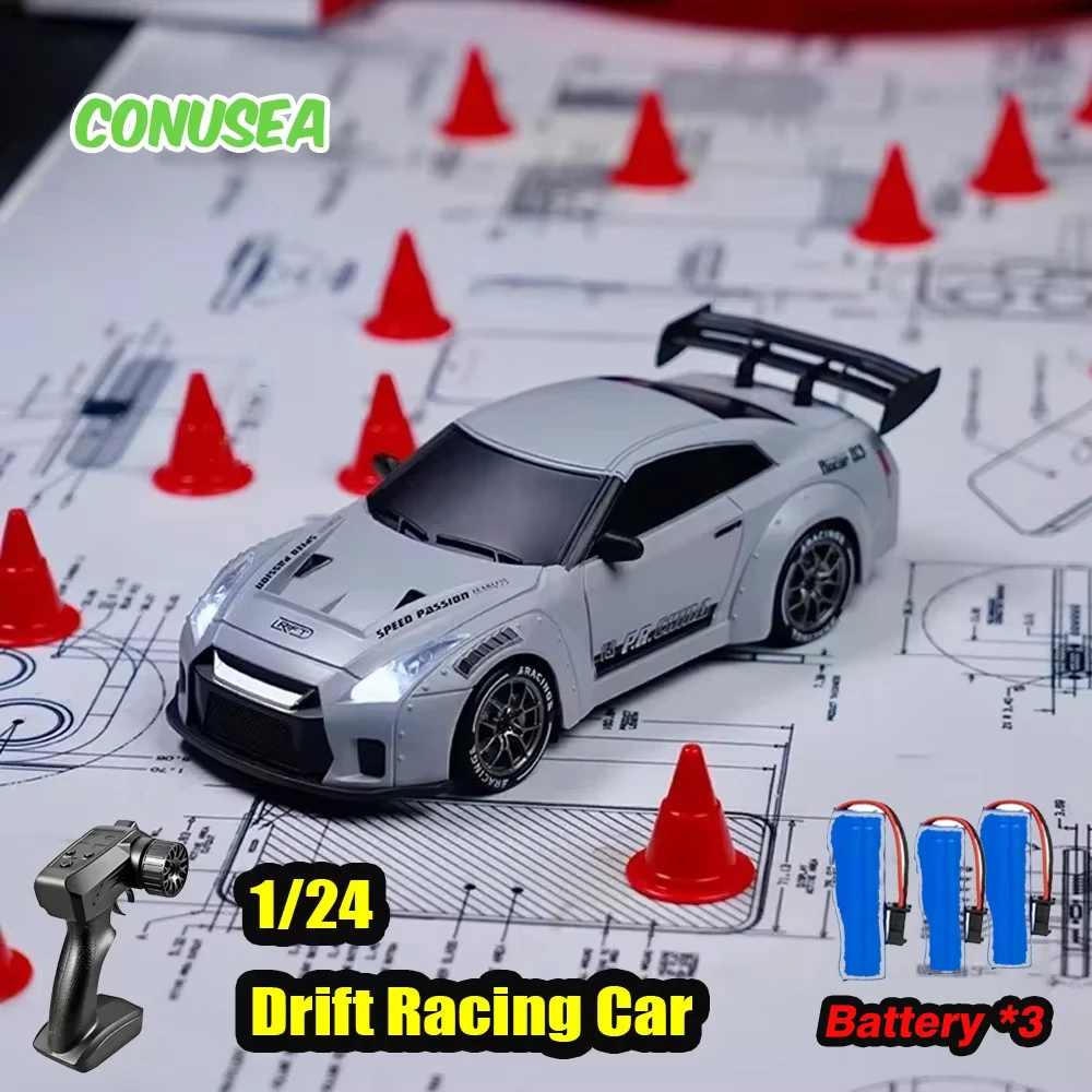 Радиоуправляемый гоночный автомобиль CONUSEA Drift Cars 1/24 синего ...