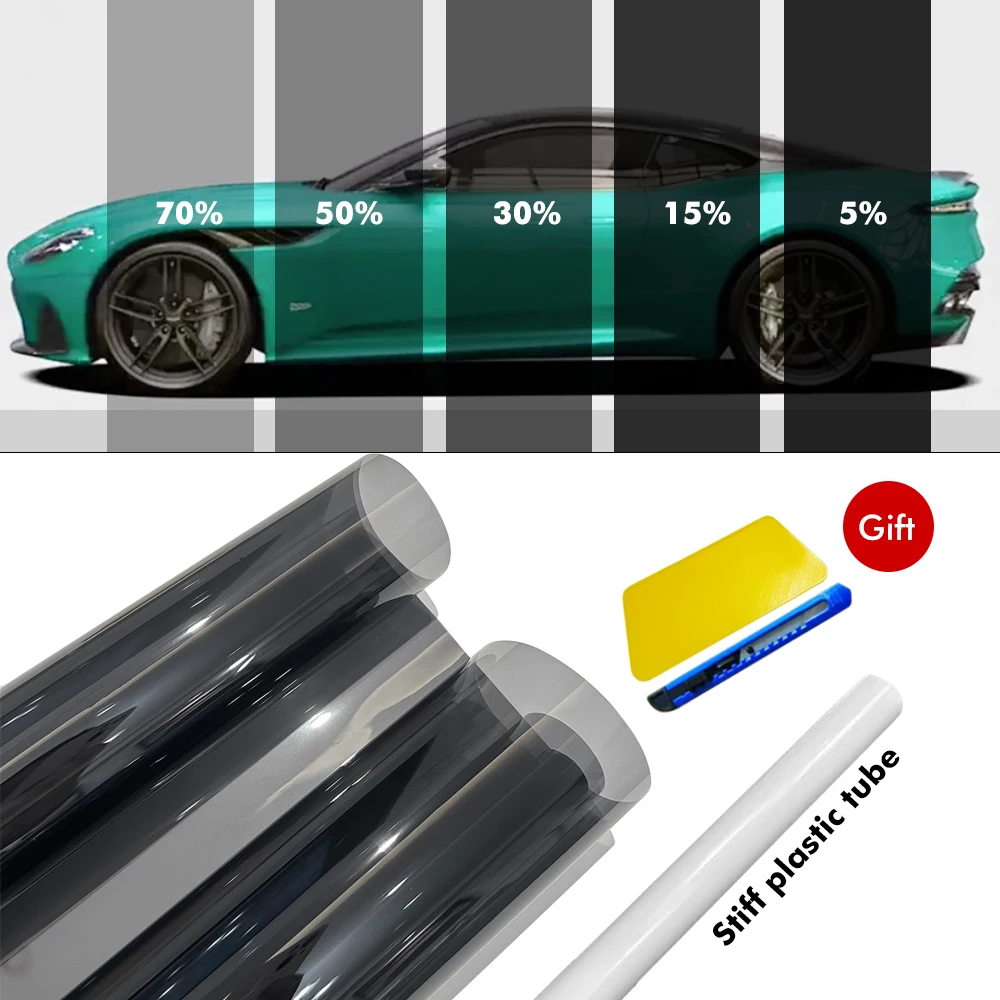 Черная автомобильная пленка для окна, Тонировочная пленка для украшения ...