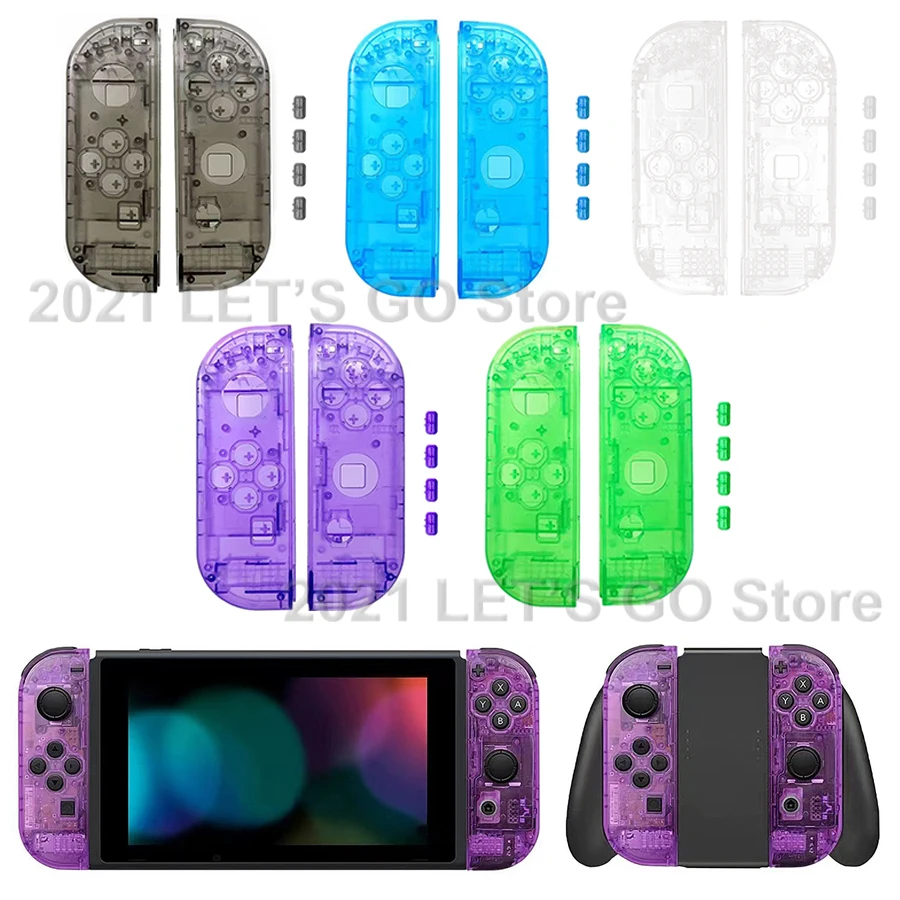 Сменный прозрачный корпус для Nintendo Switch DIY, Joycon | AliExpress