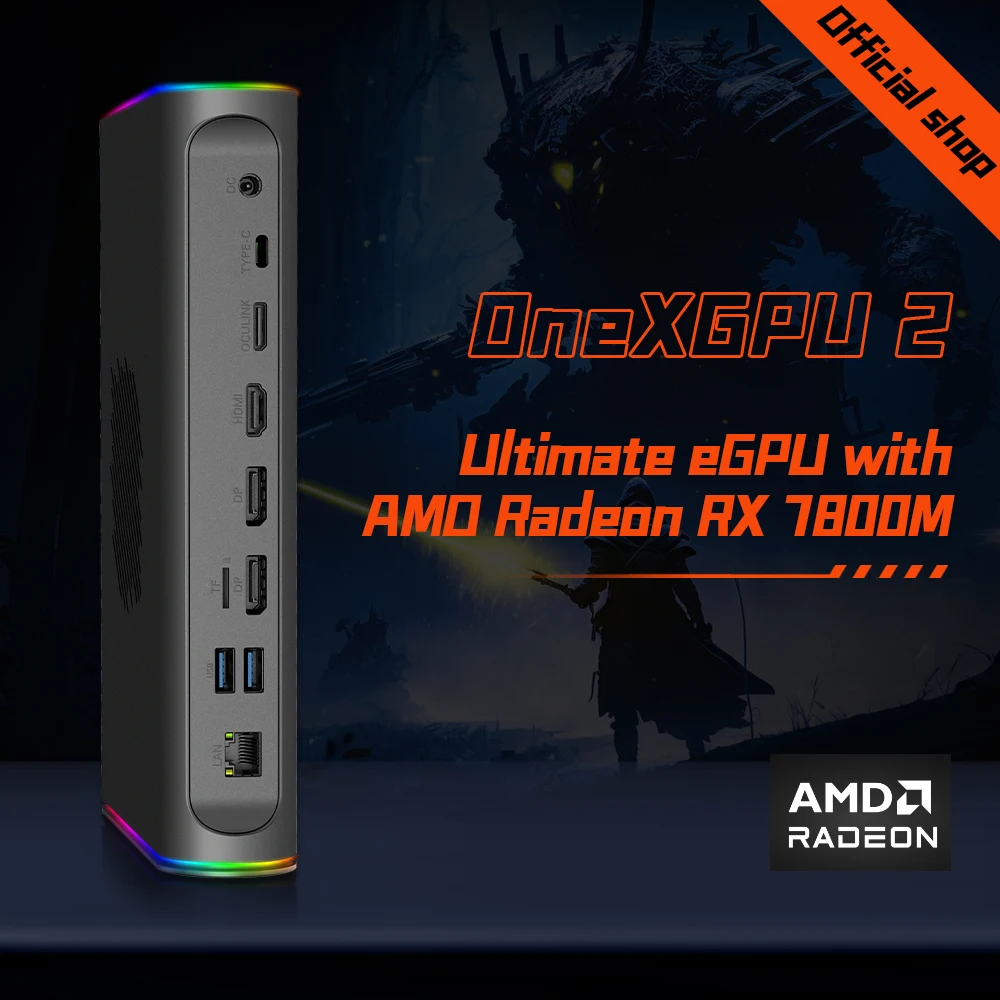 Onexplayer EGpu Onexgpu 2 Ultimate с AMD Radeon RX 7800M | AliExpress