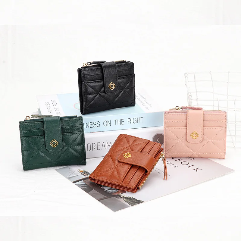 Luxury Brand Wallet Women Card Holder Women and Men Genuine Leather ...