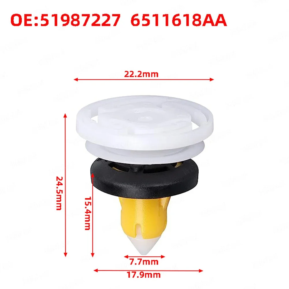 8 шт. клипсы для панели двери автомобиля 6511618AA, 51987227 для Jeep ...