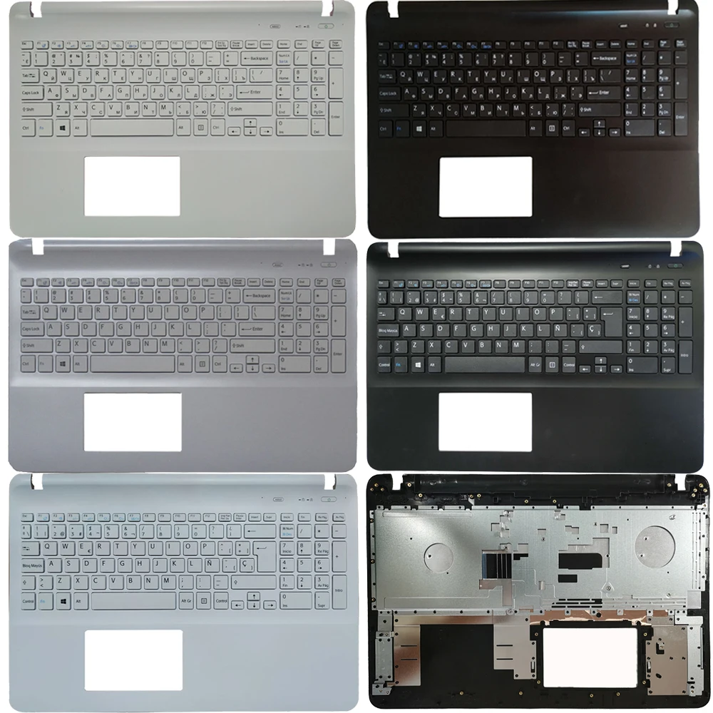New US/Russian/Spanish Keyboard For Sony Vaio SVF15 SVF152 SVF151 FIT15 SVF153 SVF1541 ...
