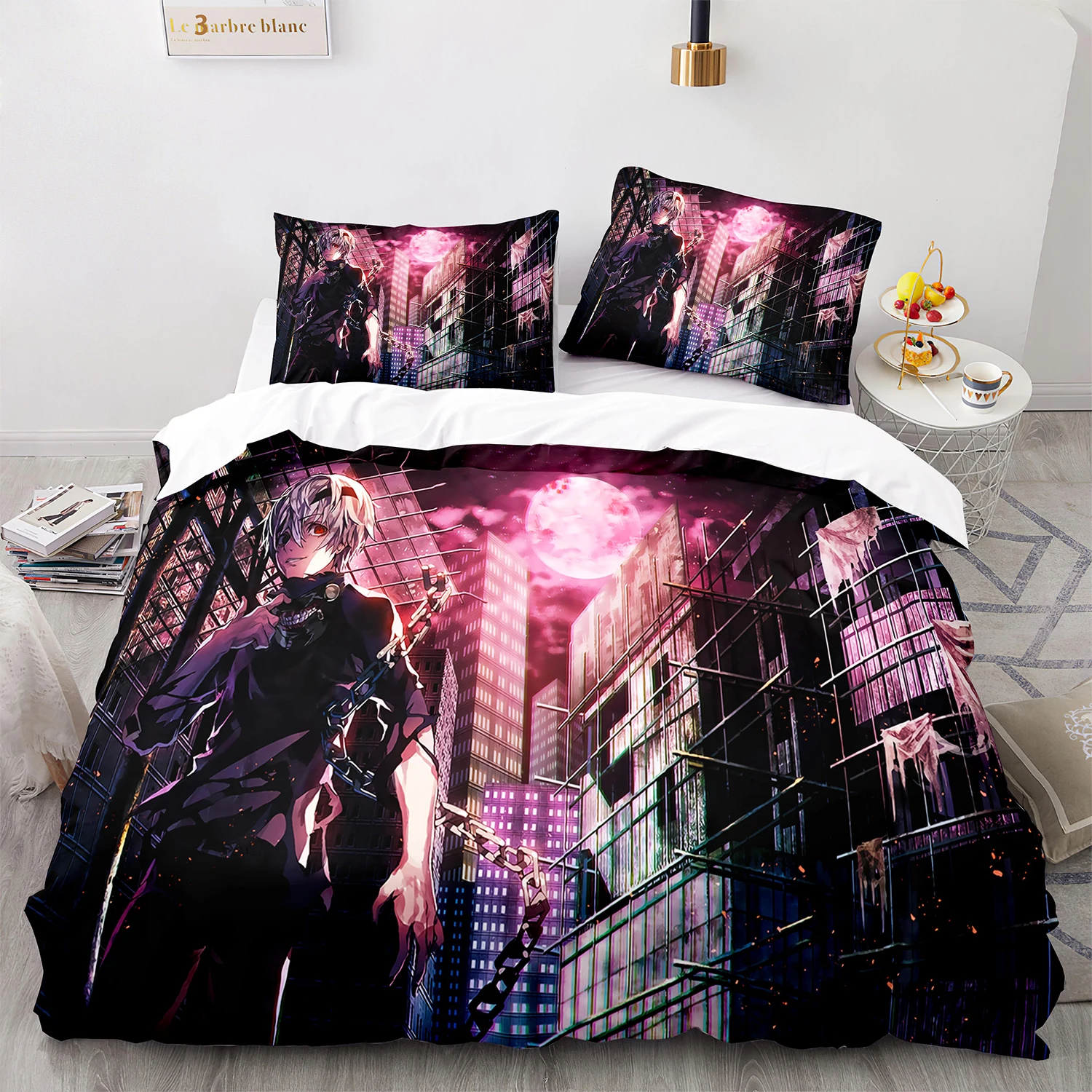 New Japan Tokyo Ghoul Bedding Set Kaneki Ken Anime Bedding Set Boy Home ...