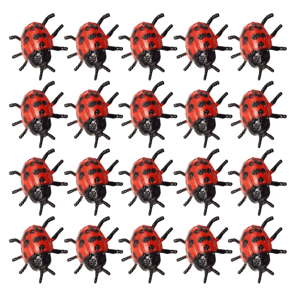 30 Pcs Musical Toys Toddlers Toys Fake Ladybugs Artificial Ladybug ...