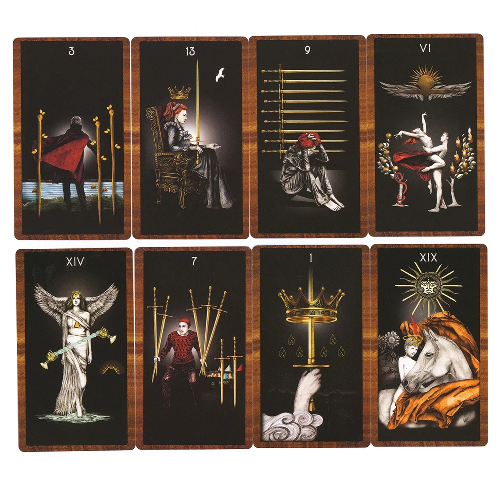 English Italian Spanish Portuguese Tarot Cards Playmat Card Game ...
