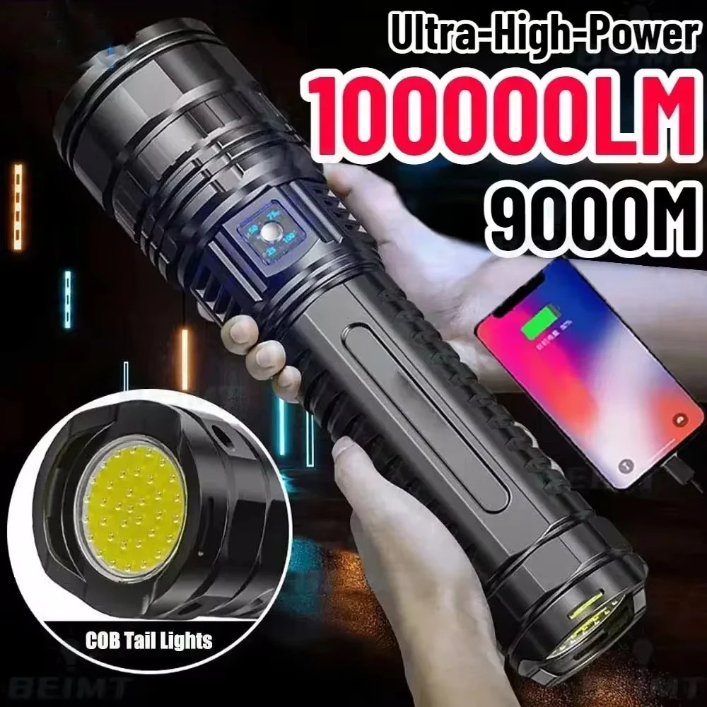 E－SMARTER Фонарик LED 100000 Люмен | AliExpress