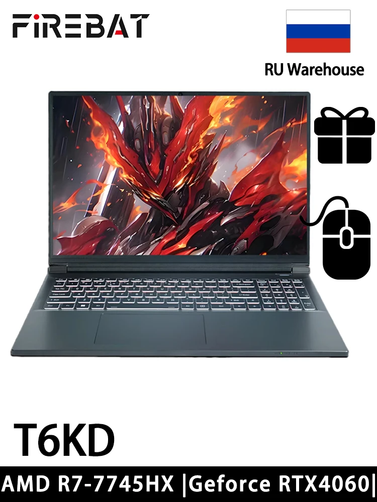 Firebat T6KD Игровой ноутбук | AliExpress