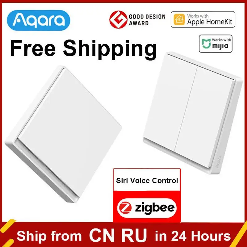 Умный настенный переключатель света Aqara E1 ZigBee 3,0 | AliExpress