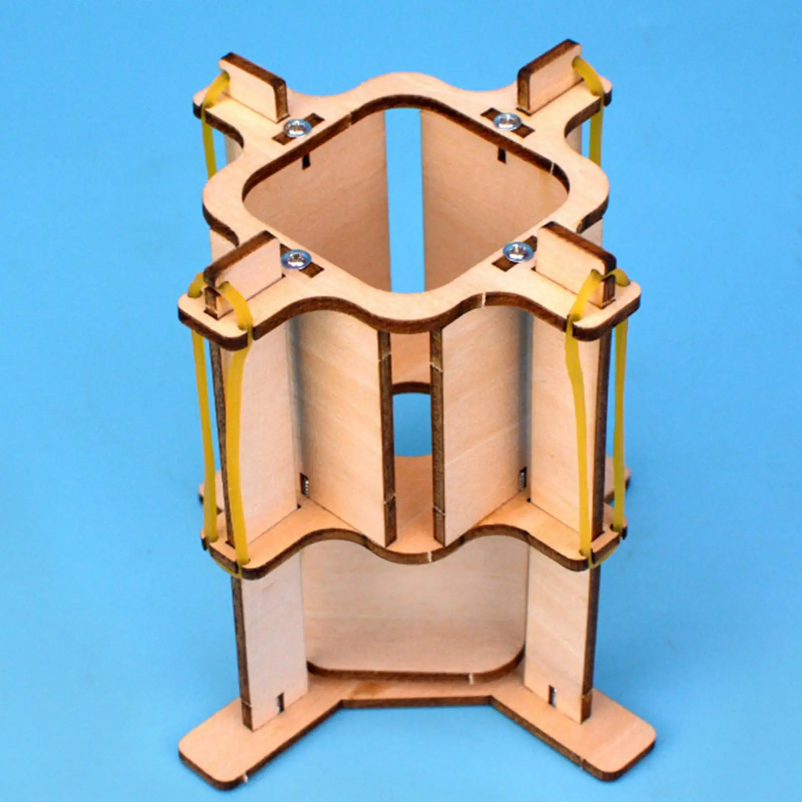 Early Learning DIY Shock Absorber Model Educational Toys Wooden Science ...