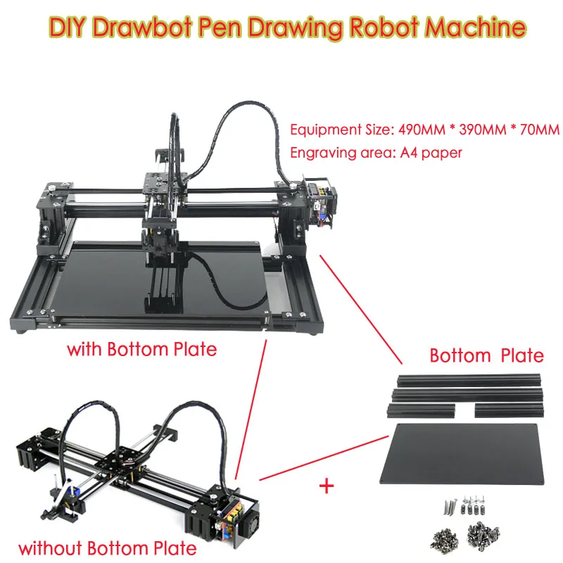 GKDraw X3 Pro DIY All Metal Corexy XY GRBL Plotter Drawbot Drawing ...