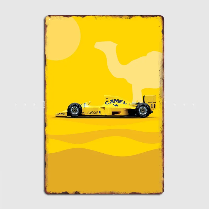 Металлический знак Lotus 99T Camel Livery | AliExpress