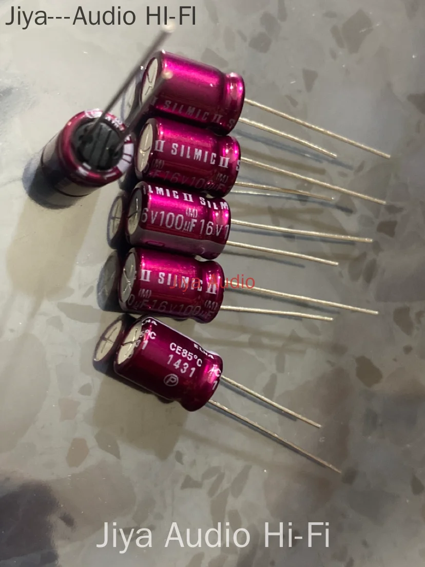 20 шт./50 шт. ELNA фиолетовый халат 100 мкФ 16 В RFS-SILMIC коричневый Бог электролитический ...