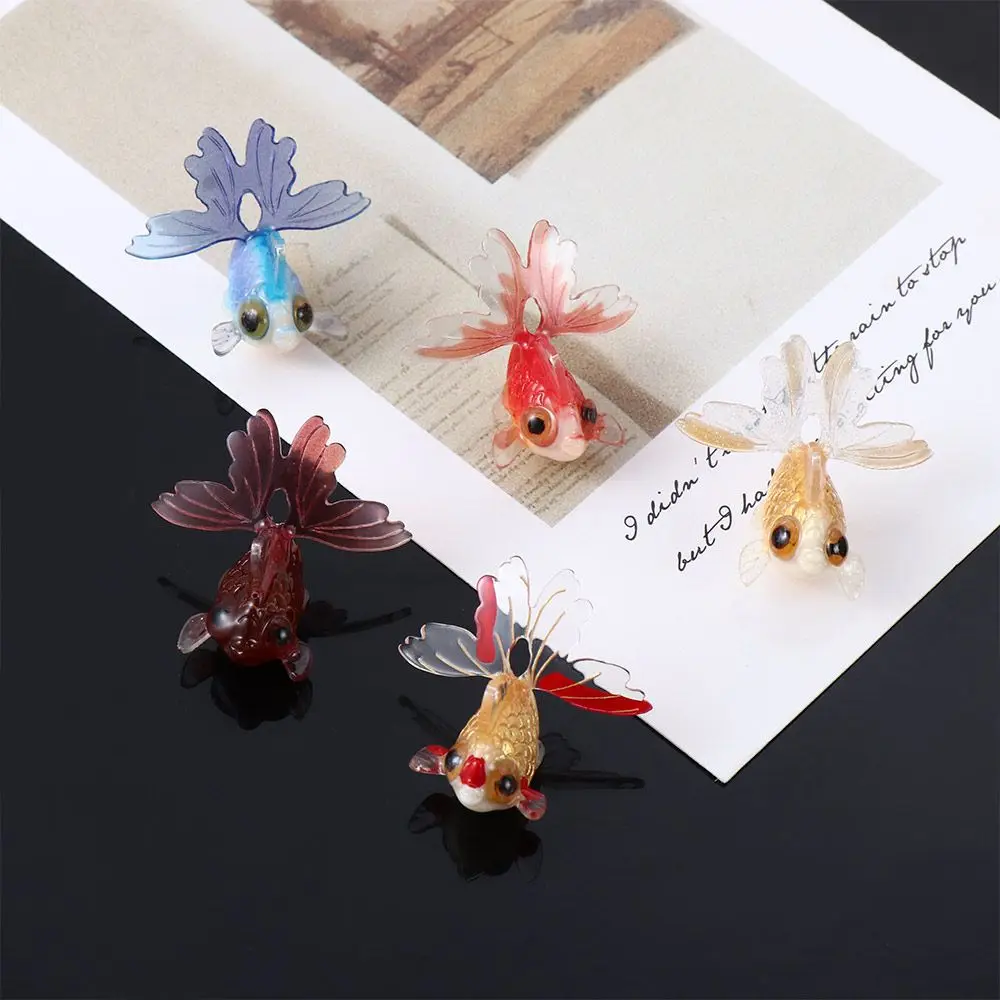 Домашний декор, мини-акриловые миниатюрные фигурки, украшение, золотая ...