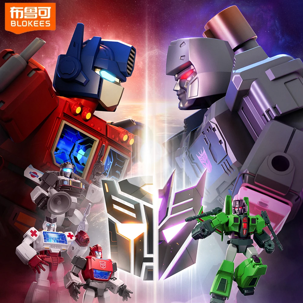 Blokees Transformers Блестящая версия Optimus Prime, Sideswipe ...