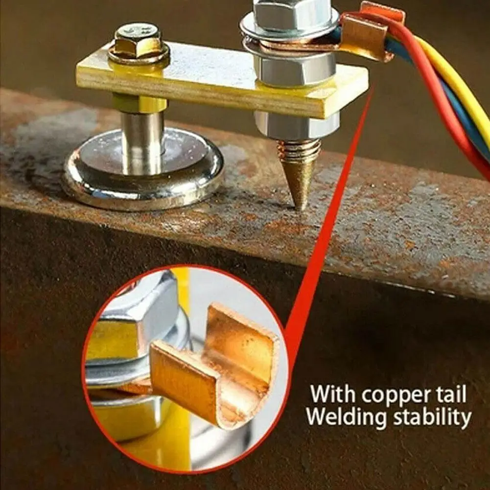 Metalworking Magnet Head Magnetic Ground Clamp Metal Plate Welding ...