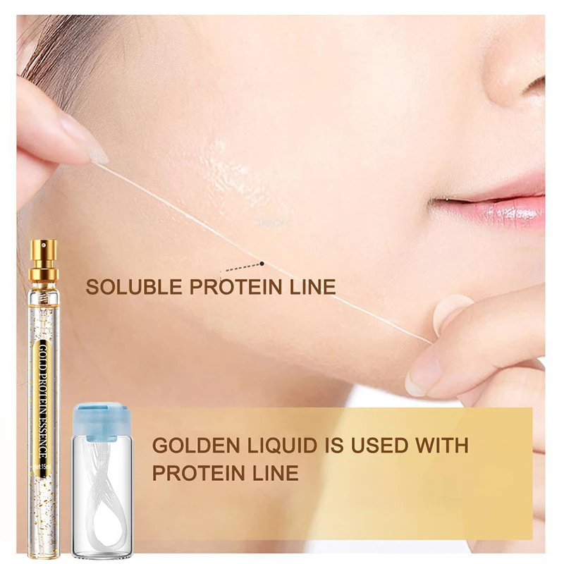 Protein Thread Lifting Set 24K Gold Serum Absorbable Face Filler Anti ...