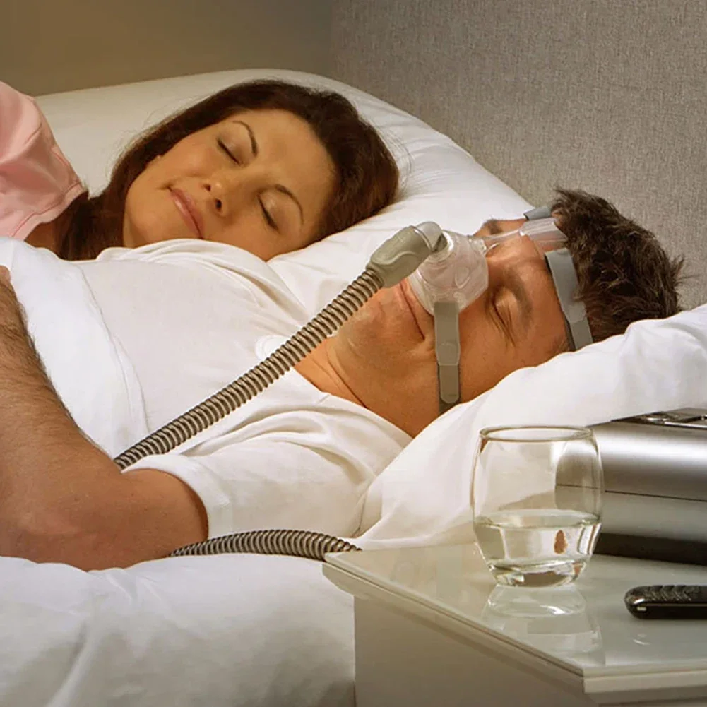 Полнолицевая маска CPAP для защиты от храпа, апноэ во сне, трубки для ...