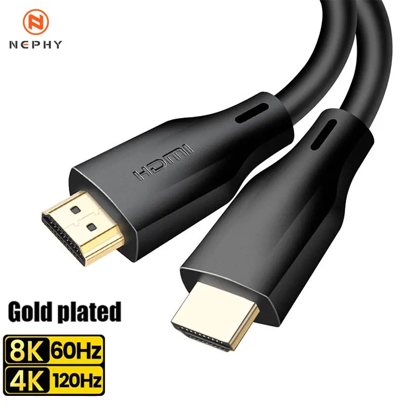 Сверхскоростной сертифицированный кабель HDMI 8K для Xiaomi TV Box PS5 ...