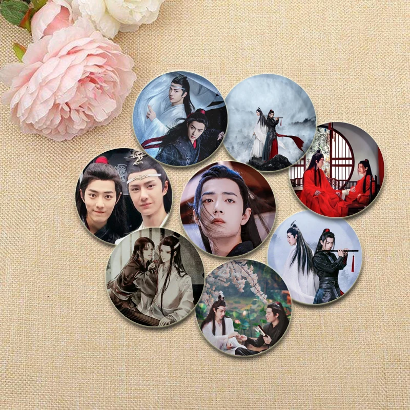 Броши для ТВ Play Mo Dao Zu Shi Wei Ying Lan Zhan значки Wei Wuxian Lan ...