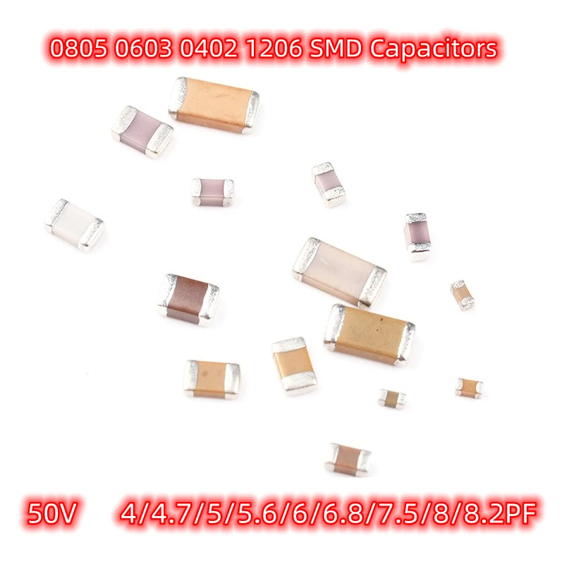 Конденсаторы SMD 50 шт. 2 пФ | AliExpress