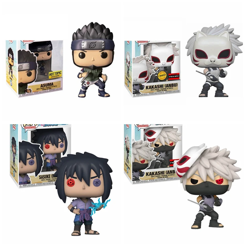 Naruto Action Figure ASUMA 994 Sasuke RINNEGAN 1023 Kakashi ANBU 1023 ...