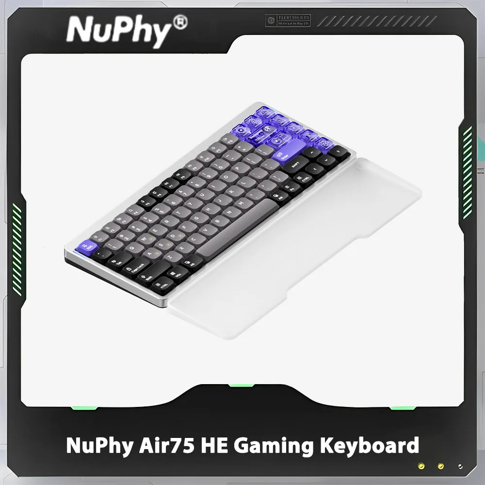 NuPhy Air75 HE геймерская клавиатура Gateron Jade магнитный ...