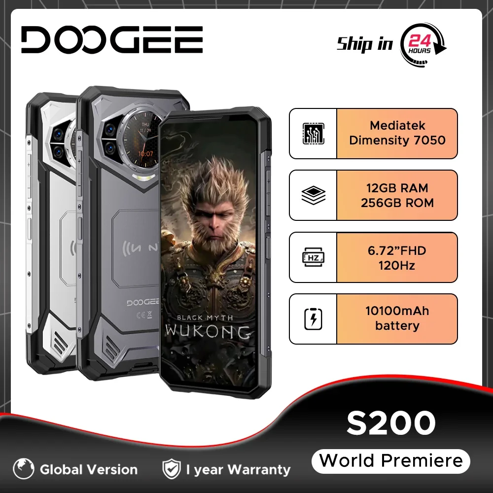 Смартфон Doogee S200, 12/256ГБ, global | AliExpress