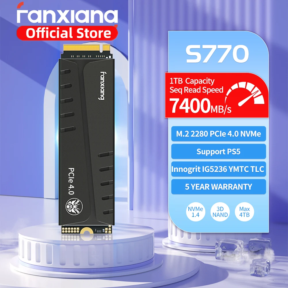 Fanxiang Custom Links M.2 SSD S660/S770/S880R/S880ER 1 ТБ 2 ТБ 4 ТБ SSD PCIE 4,0 Внутренний ...