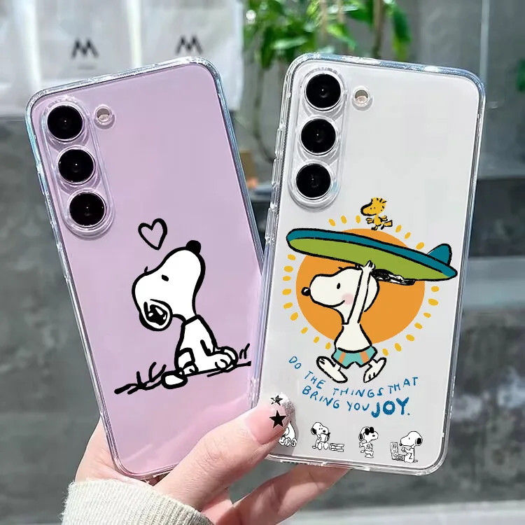 Cartoon Snoopy Love Case For Iphone 16 15 11 14 13 12 Mini Pro Max 7 8 ...