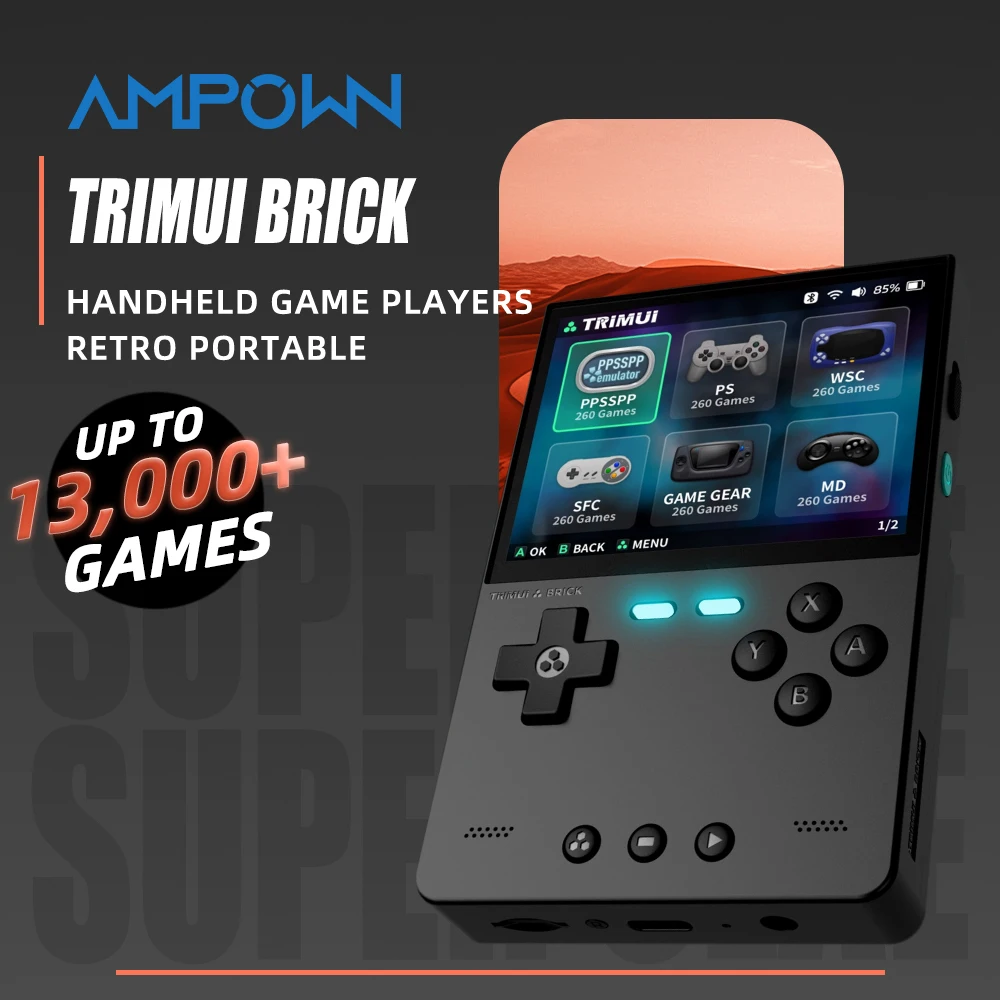 Портативный игровой плеер AMPOWN Trimui BRICK | AliExpress