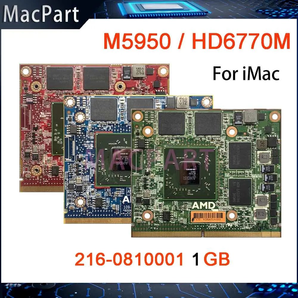 Видеокарта Firepro M5950 HD6770 HD6770M 1 ГБ 216-0810001 109-C29841-00 ...