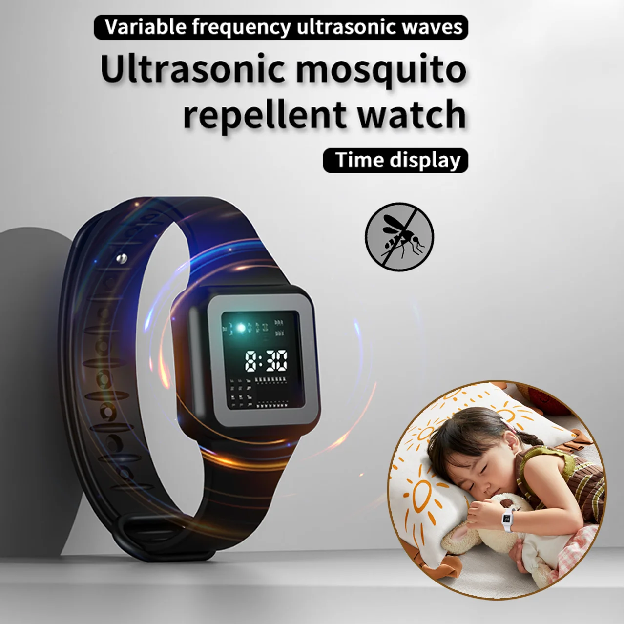 Ультразвуковой браслет от комаров XMSJ | AliExpress