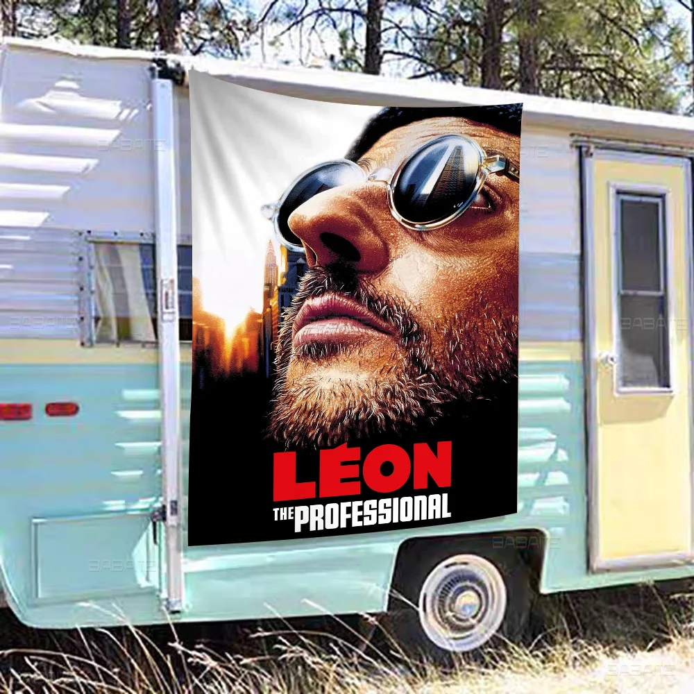 Leon The Professional Creative Pattern Hanging Flag Polyester Printed ...