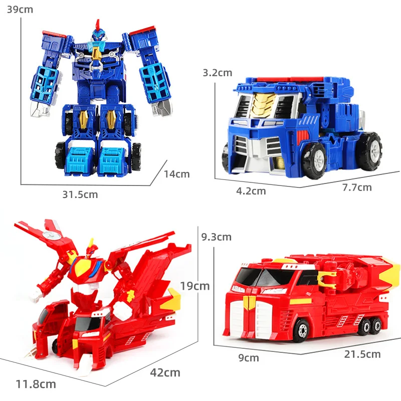 Big ABS Turning Mecard W Transformation Car Action Figures Amazing Car ...