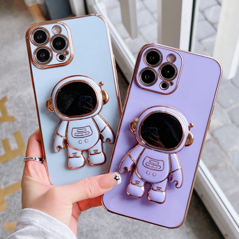Складной чехол-подставка для телефона с астронавтом для iPhone 11, 12 ...