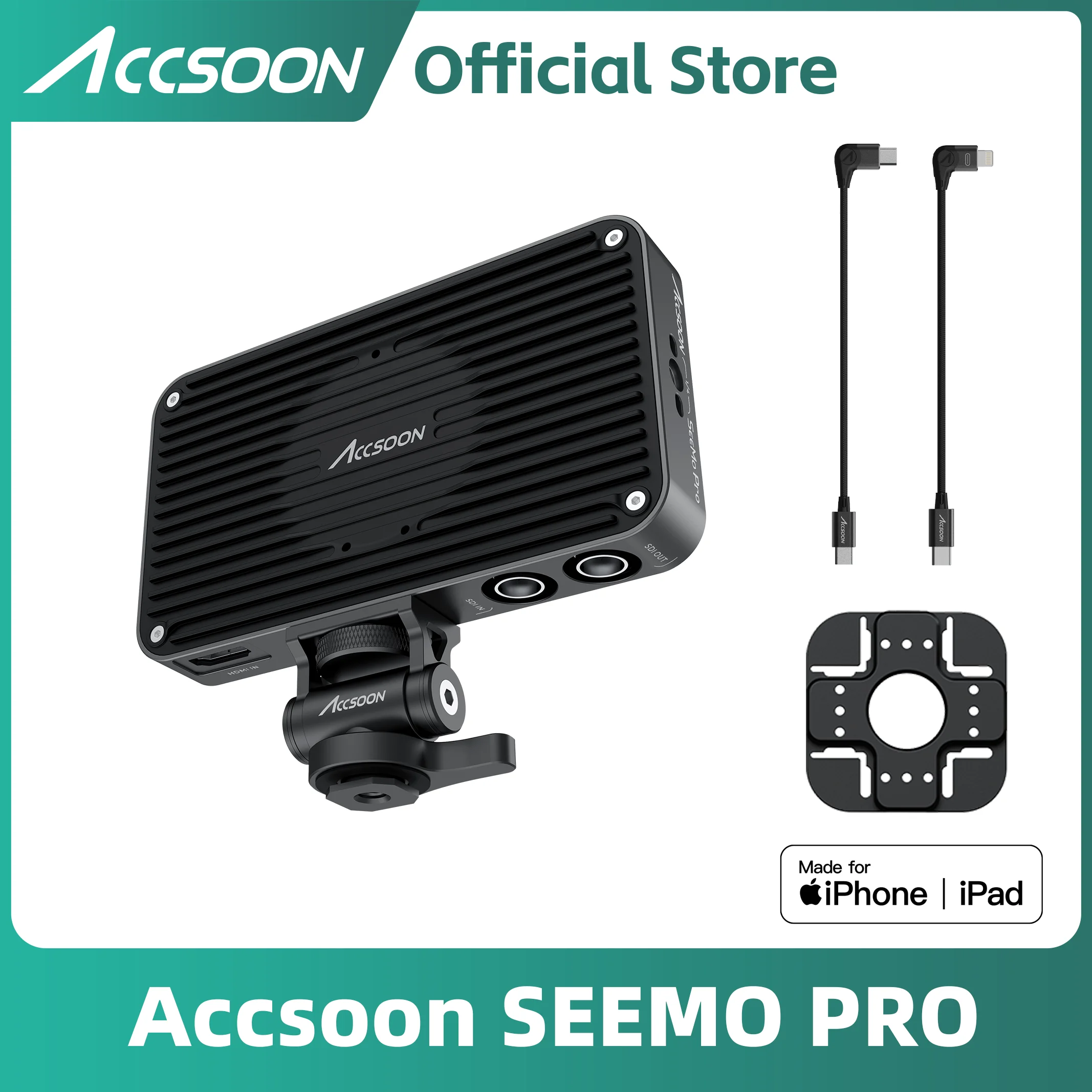 Монитор Accsoon SeeMo Pro SDI/HDMI к iOS, 1080p60 H.264 | AliExpress