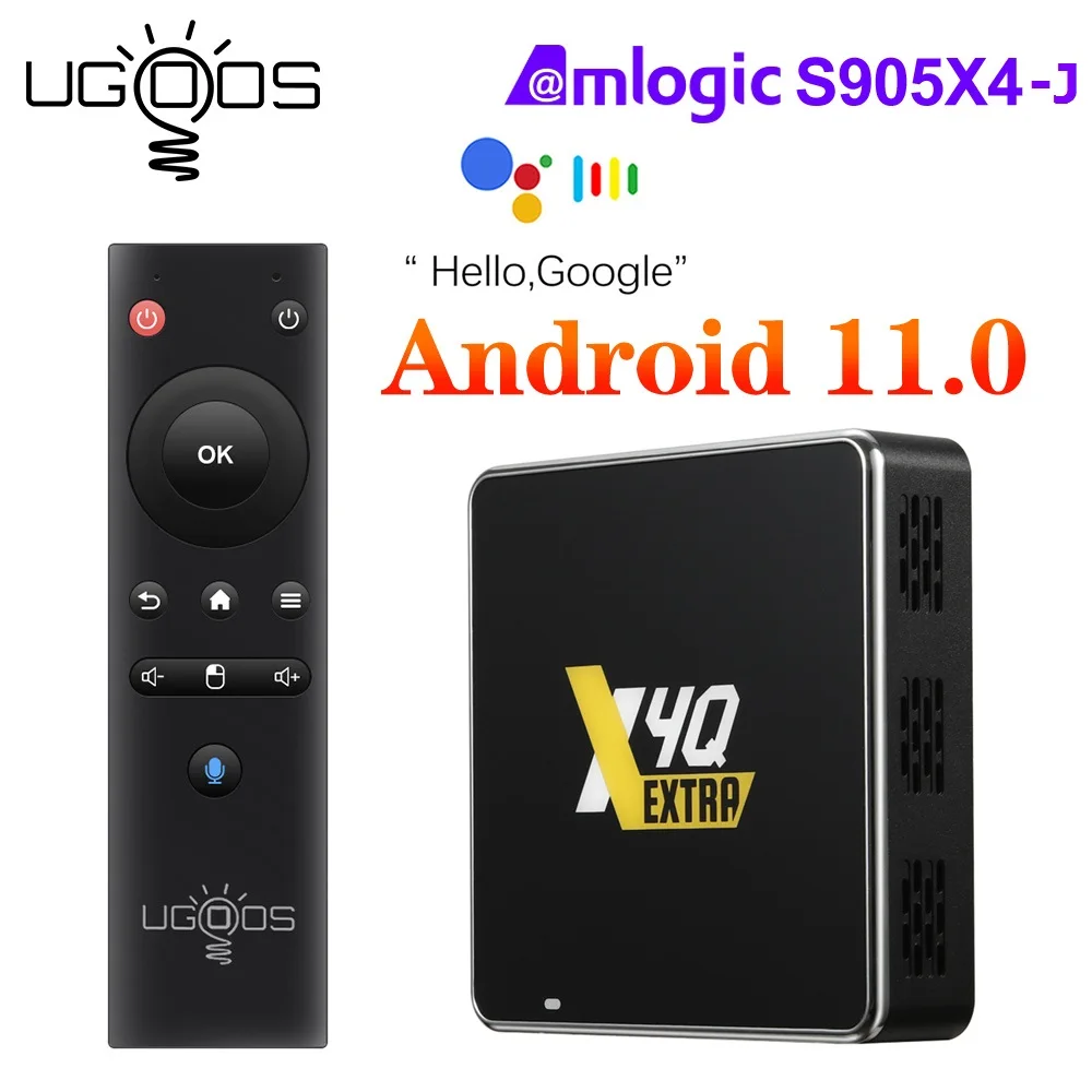 ТВ-приставка Android 11 UGOOS X4Q Pro Amlogic S905X4 | AliExpress