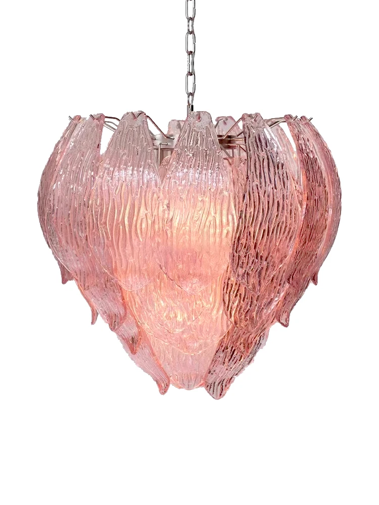 Люстры Rox & Ray, розовые/белые, стеклянные, светодиодные | AliExpress