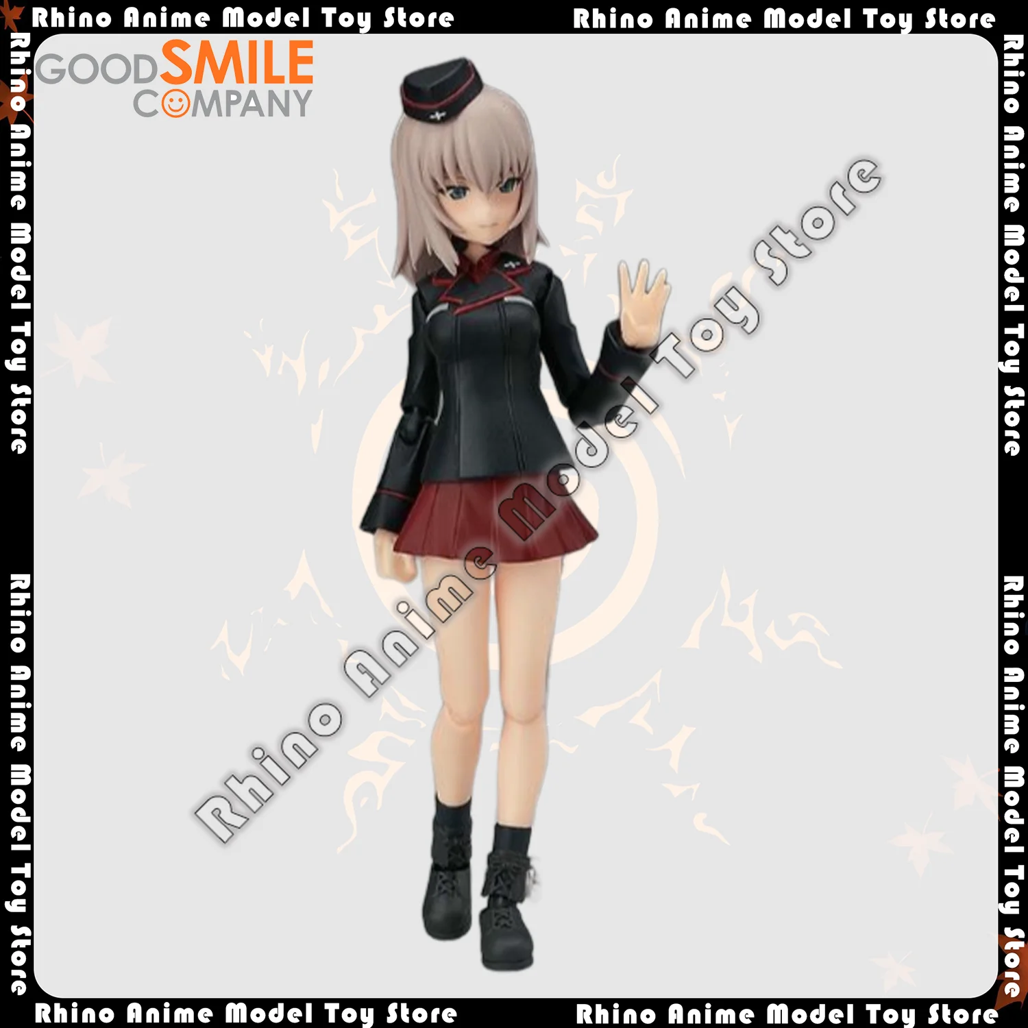 Фигурка GSC Figma #332 Girls und Panzer Erika Itsume 12,5 см | AliExpress