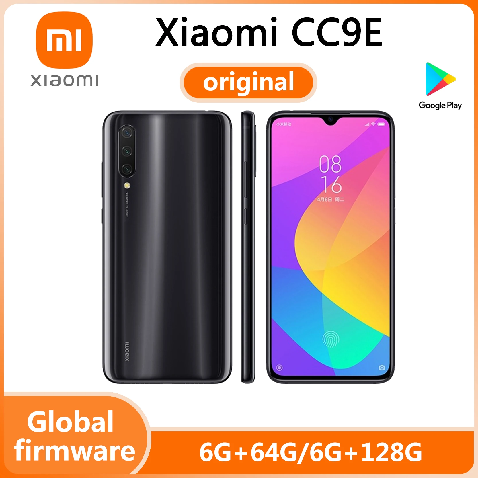 Смартфон Xiaomi Mi CC9e, 6/128ГБ, global, Б/у | AliExpress