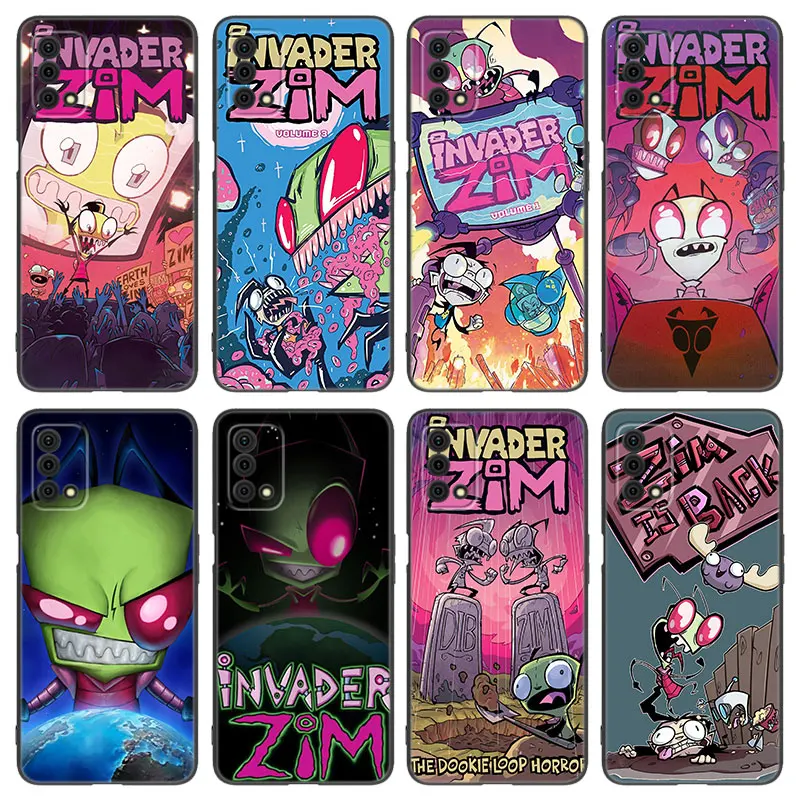 Cartoon Invader Zim Phone Case For OPPO Reno 10 11 Pro Plus A55 A57 A58 ...
