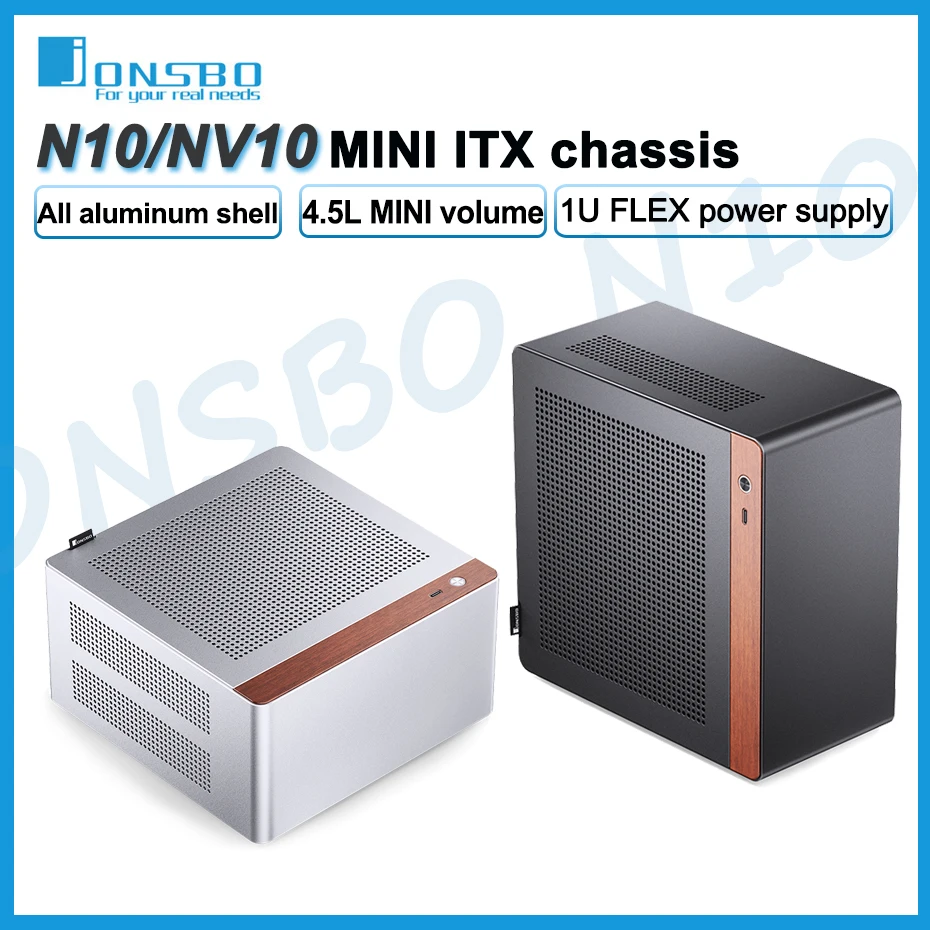 Корпус JONSBO N10/NV10 MINI ITX для настольного компьютера из алюминиевого сплава | AliExpress